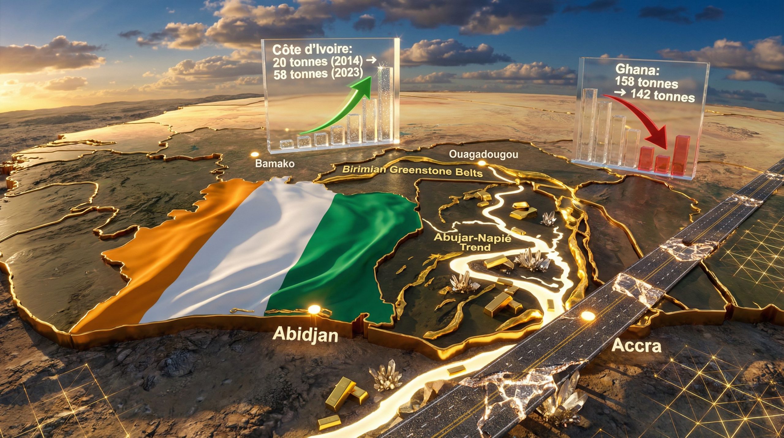 Metalsgrove Mining Gold Trend Côte d'Ivoire Exploration