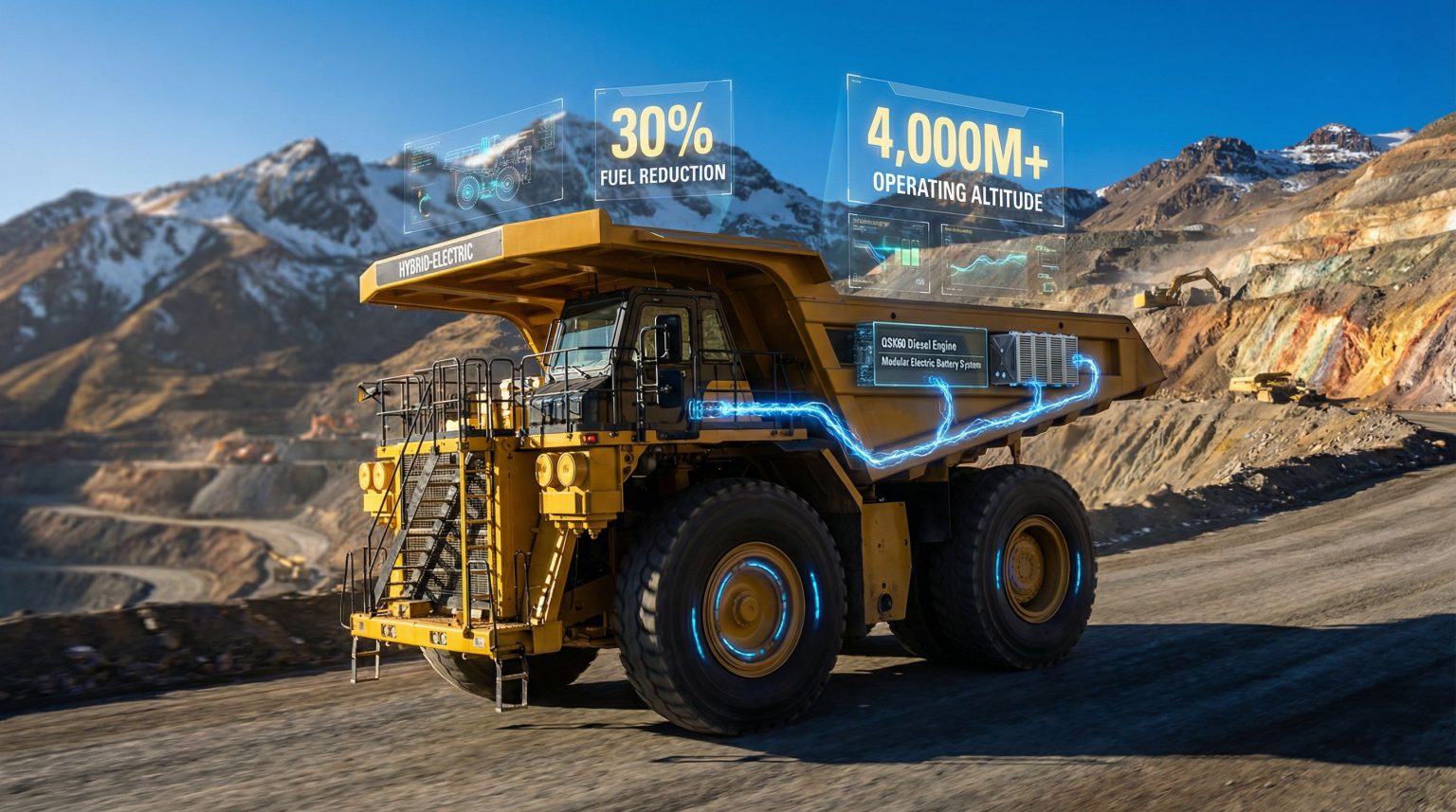 Cummins Hybrid-Electric Haul Truck: Mining Innovation