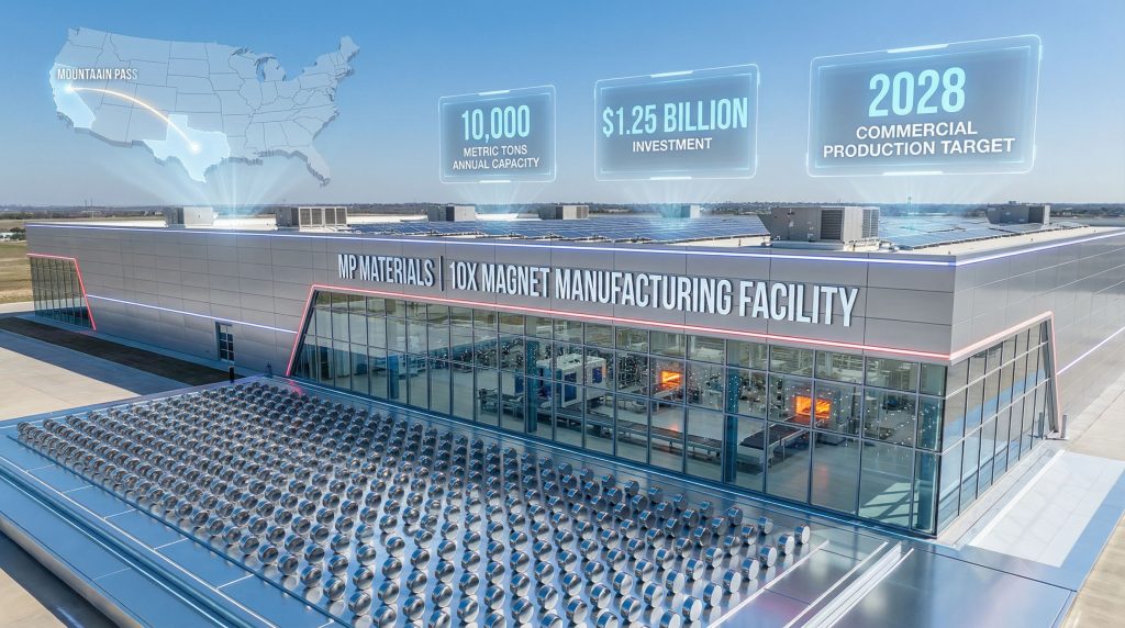 MP Materials Texas Magnet Plant: $1.25B Investment