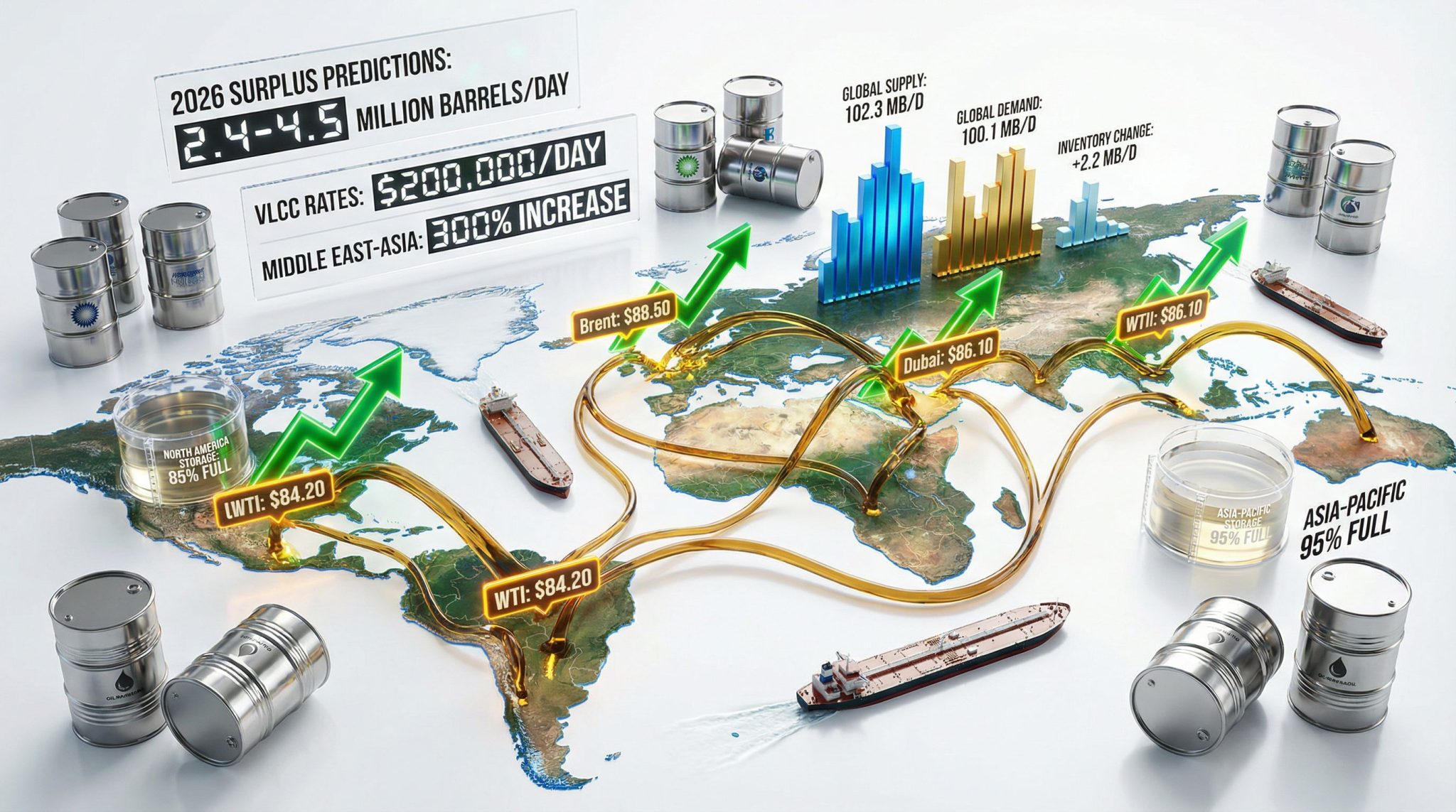 Oil Glut That Never Showed Up: Market Reality vs Forecasts