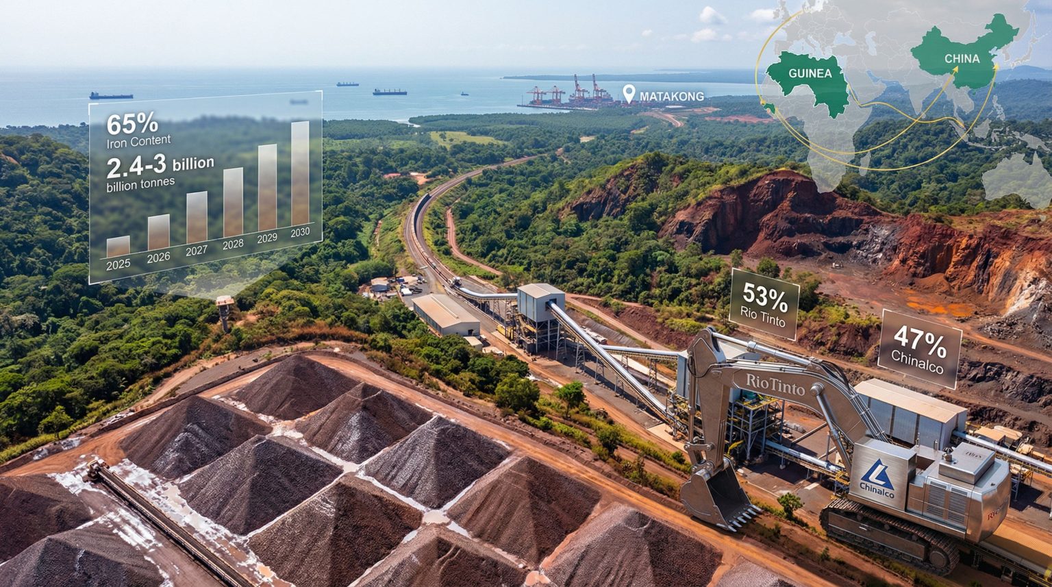 Rio Tinto Simandou Guinea Iron Ore Project Development