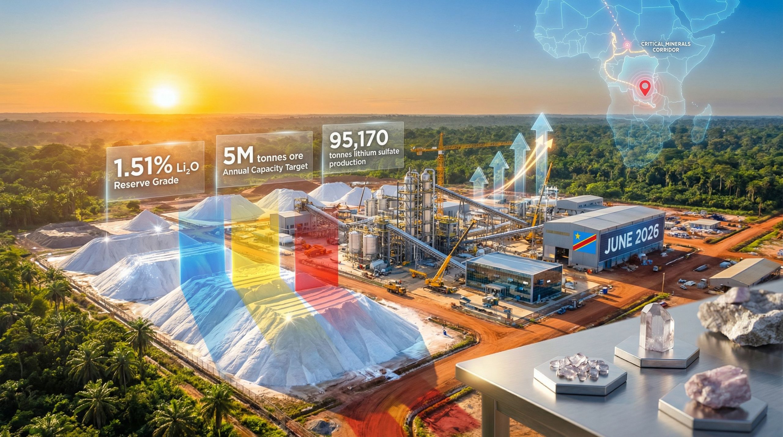 Zijin Congo Lithium Launch June 2026 Production Start
