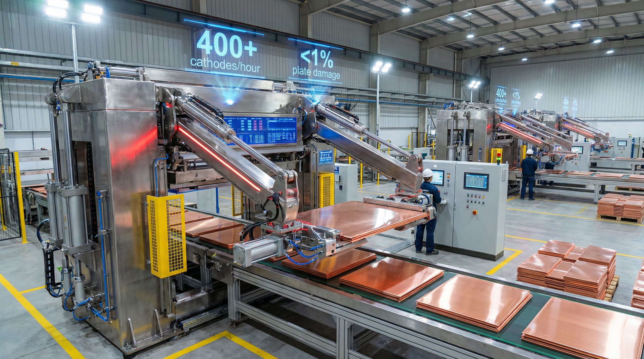 Automated Cathode Stripping Systems for Copper Refinery