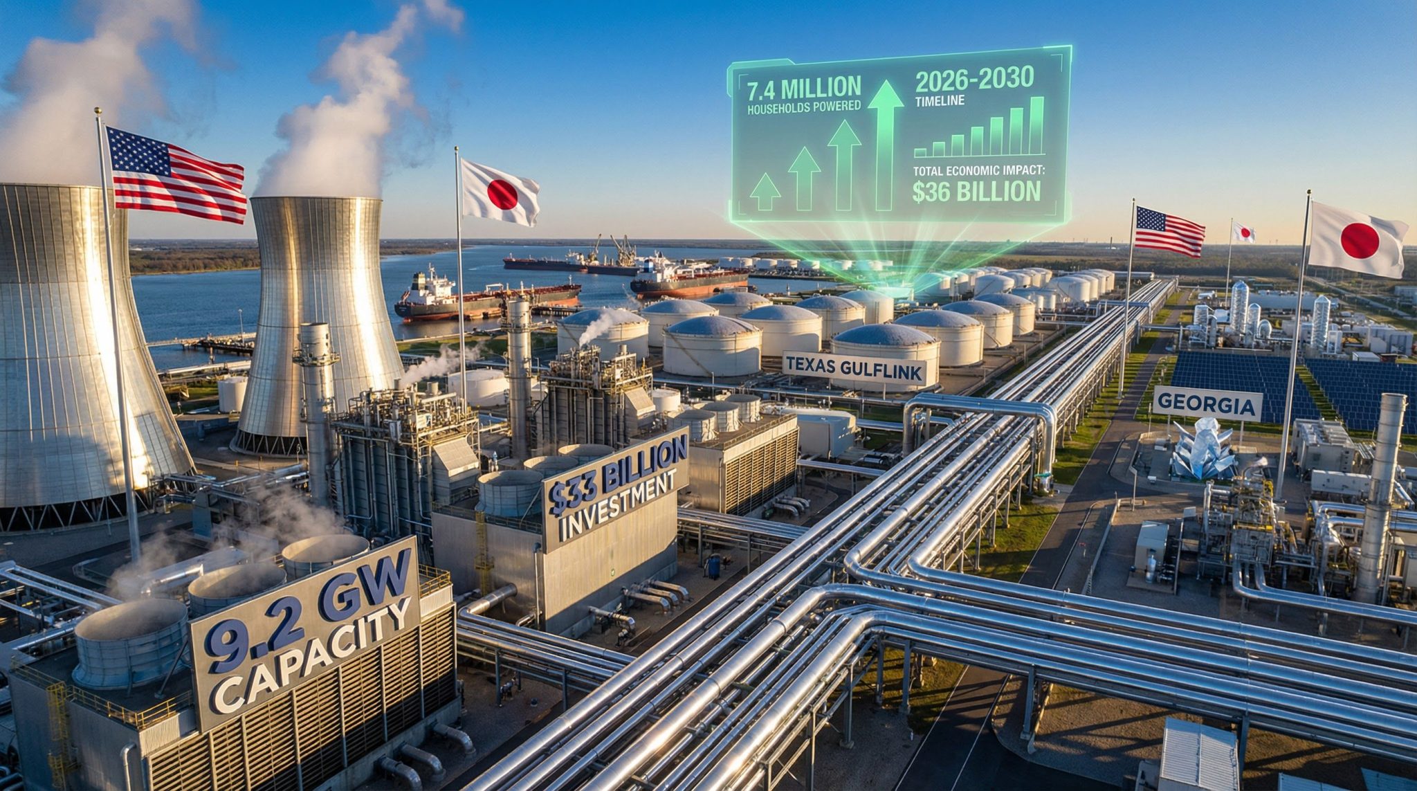 Japan Investment in US Energy Projects: $36B Deal