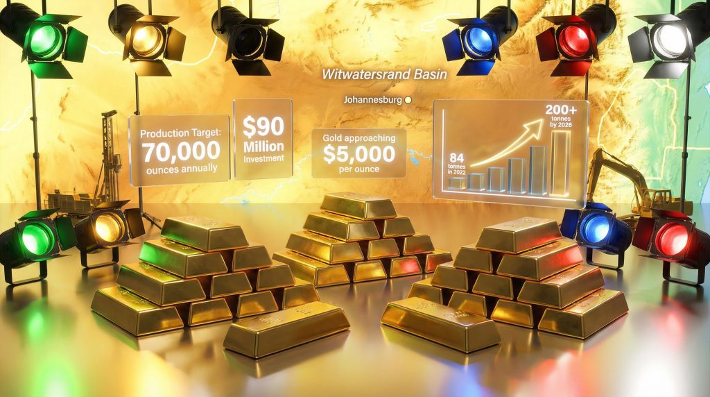 South Africa New Gold Mine Project Boosts Economy