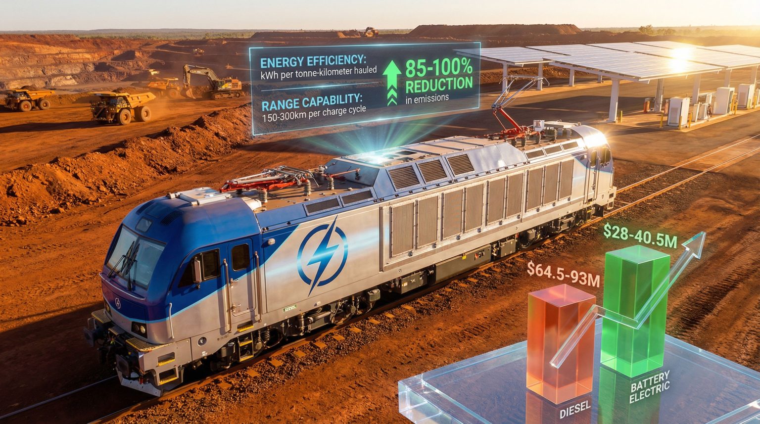 Fortescue Battery Electric Locomotives Mining Revolution