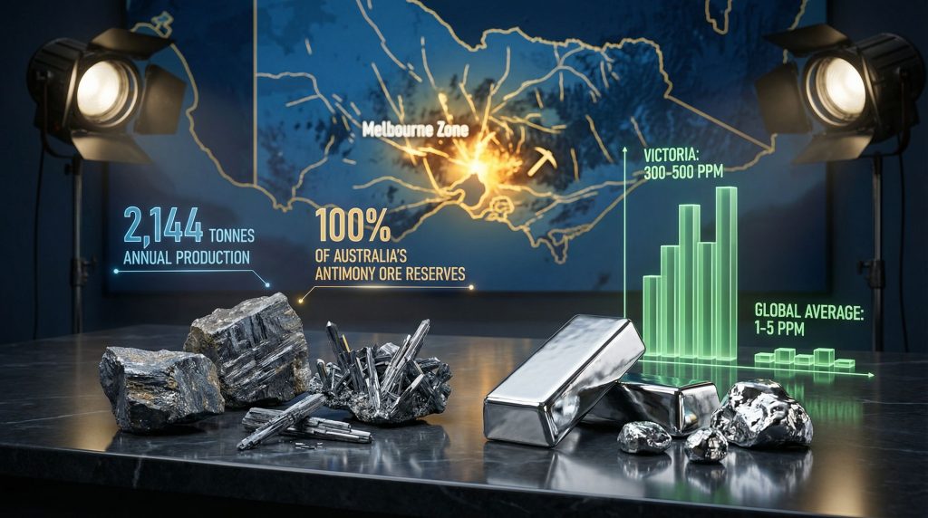 Antimony Mining Victoria: Strategic Defense Minerals Hub