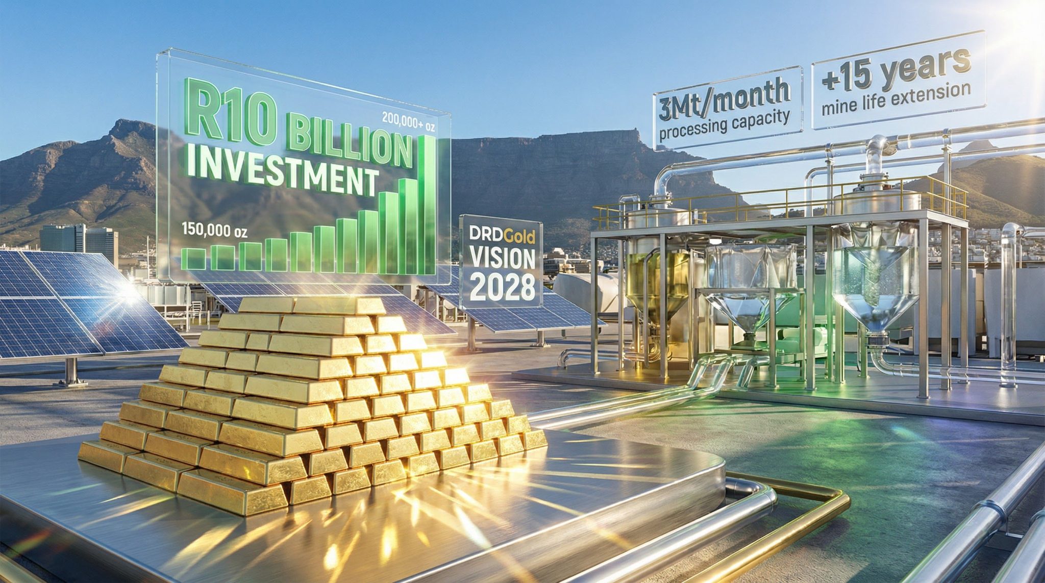 DRDGold Vision 2028 Expansion Gold Recovery Milestone