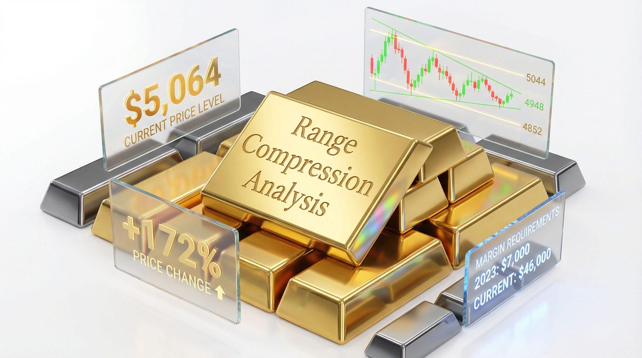 Gold Range Compresses: 72% Drop Signals Major Breakout