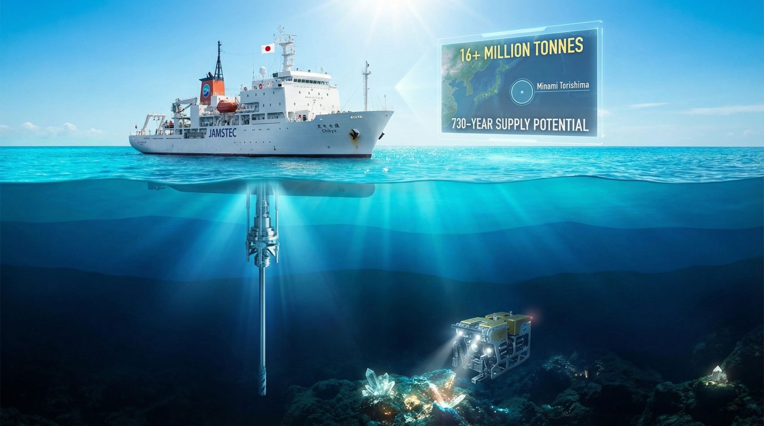 Japan Deep-Sea Rare Earth Discovery Reshapes Mining