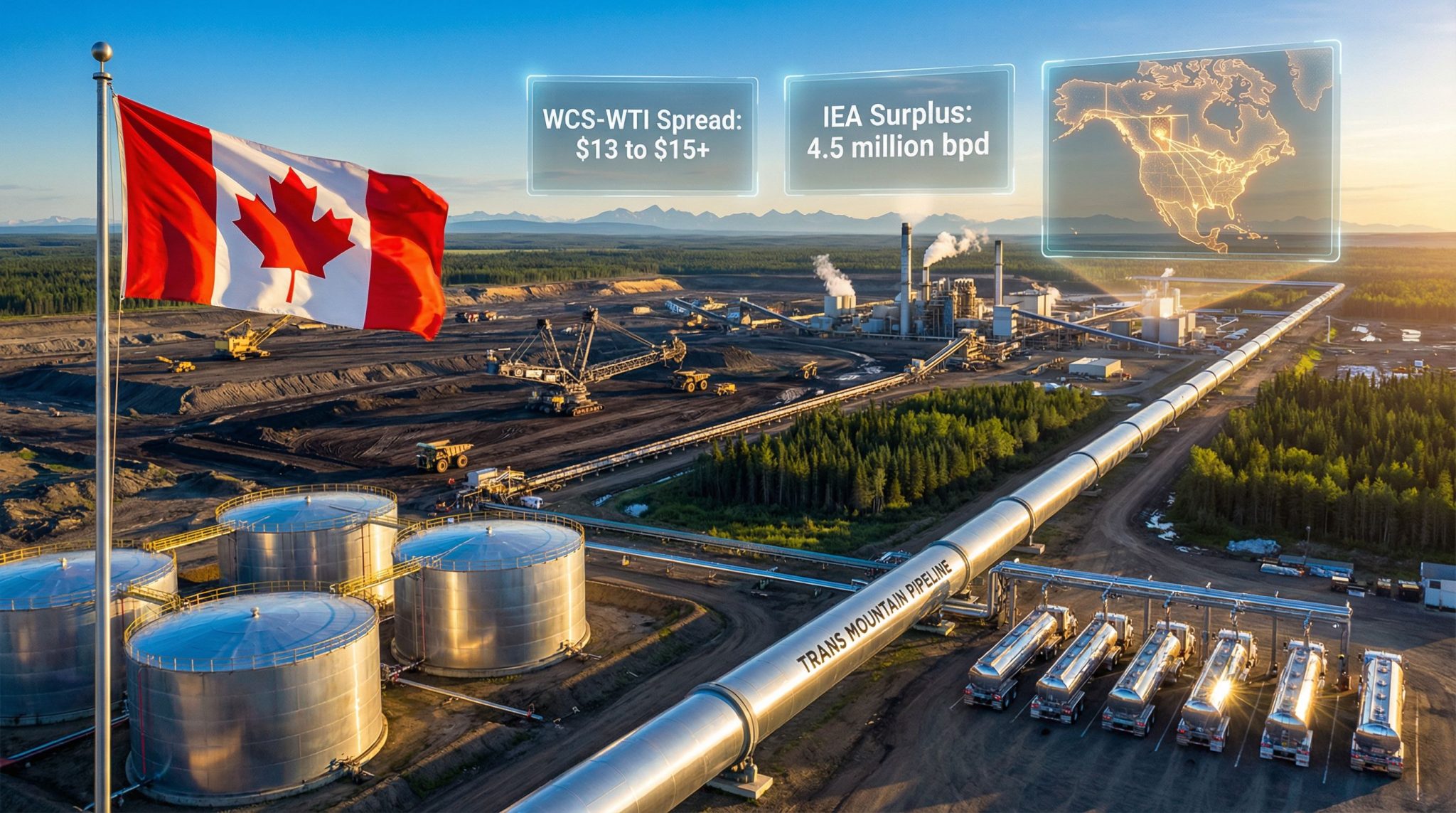 Canadian Crude Oil Supply Glut: Market Impact & Outlook