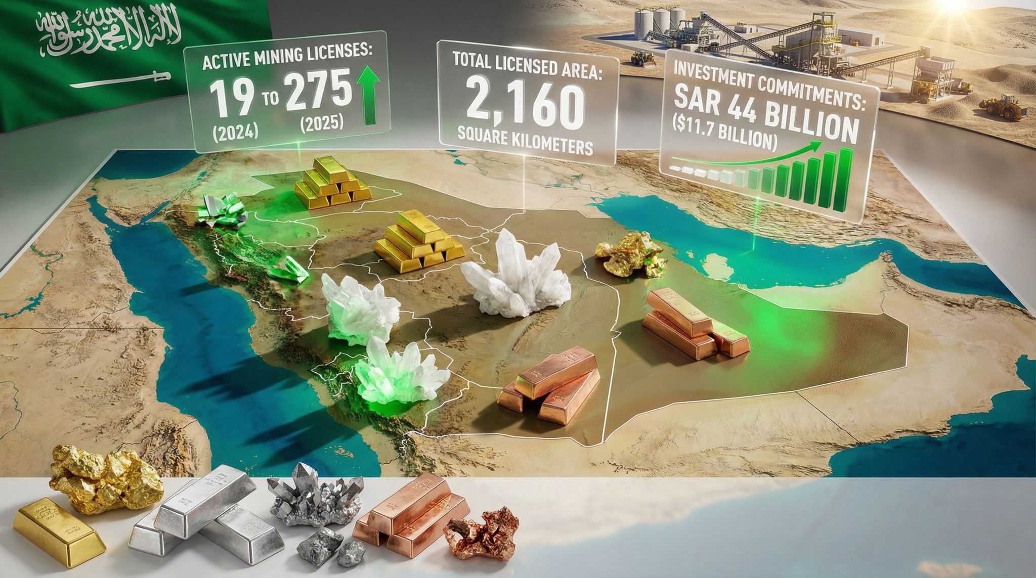 Saudi Arabia Mining Licences Expansion Accelerates