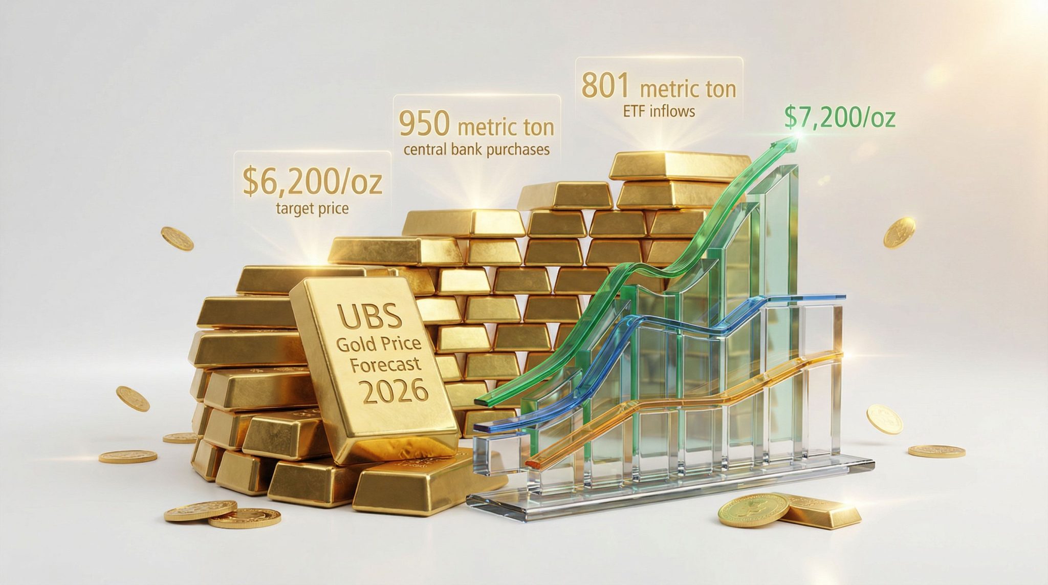 UBS Gold Price Forecast 2026: $6,200 Target Explained