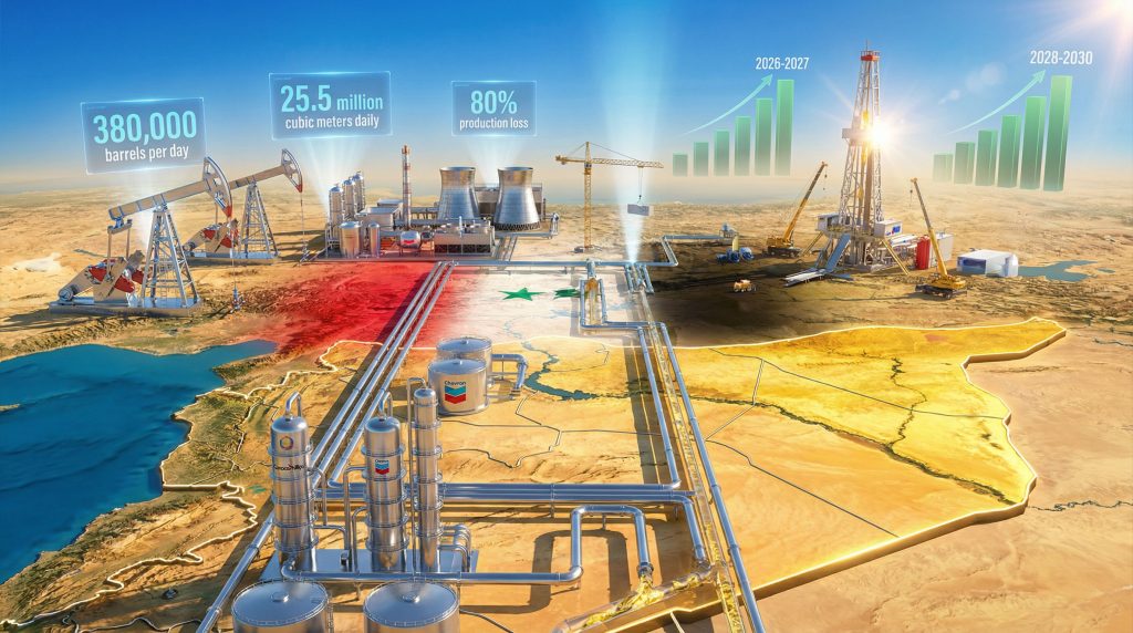 Syria Oil and Gas Sector Reconstruction Progress