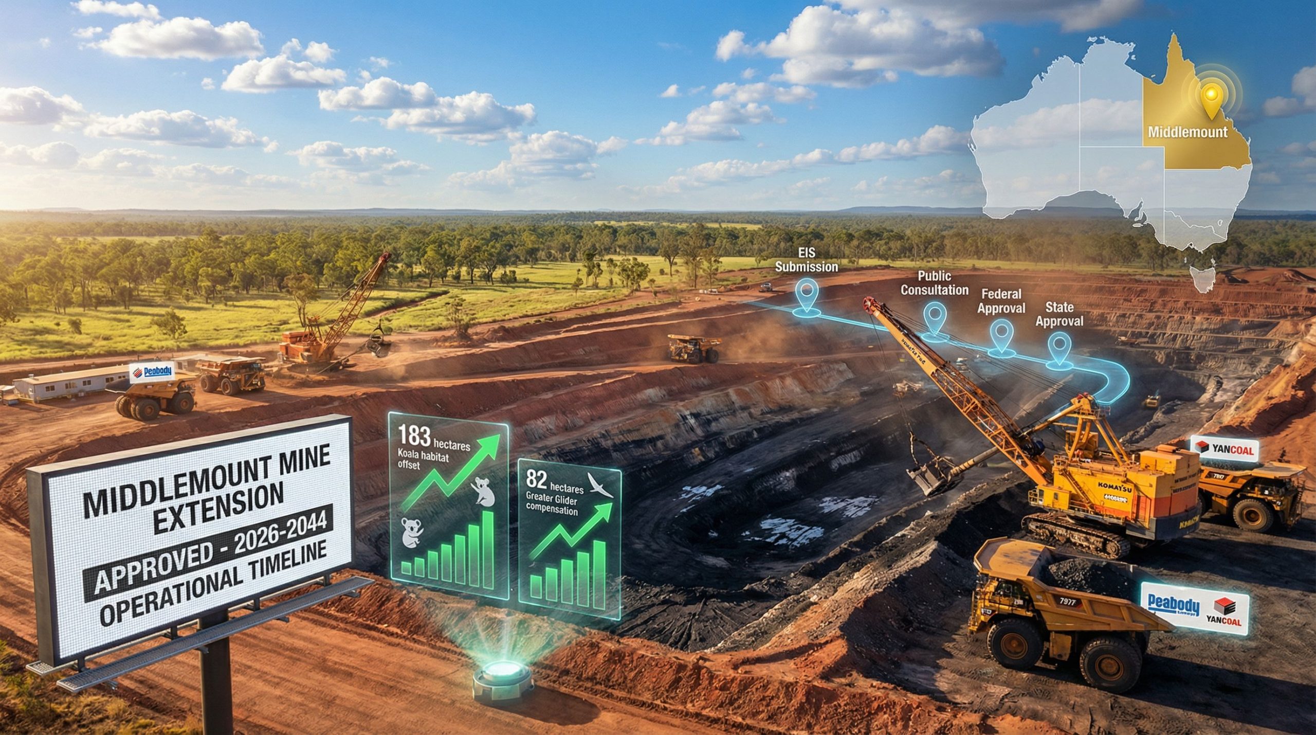 Middlemount Mine Gets 7-Year Extension Approval