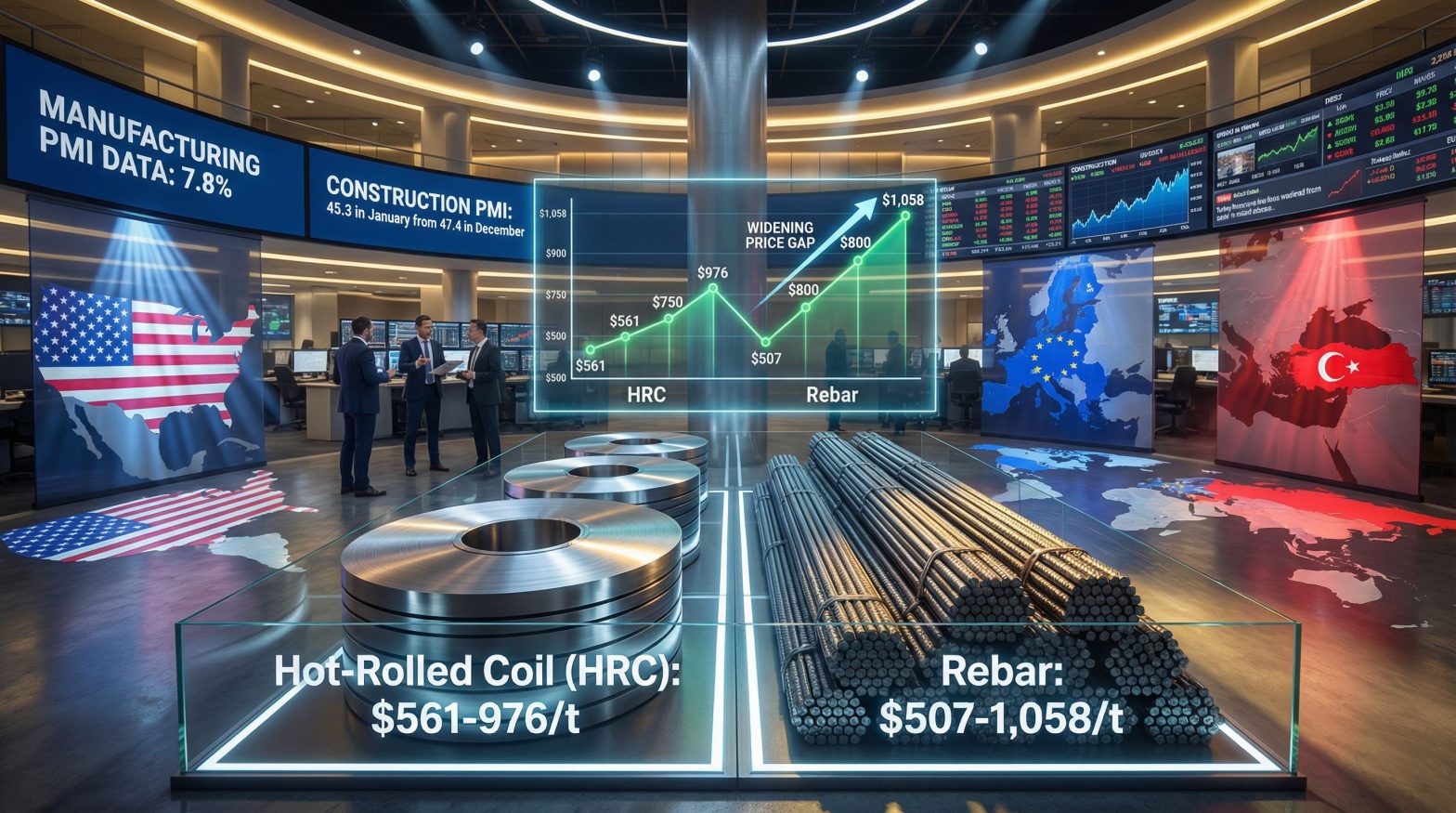 Global HRC Prices and Rebar Prices: Market Analysis