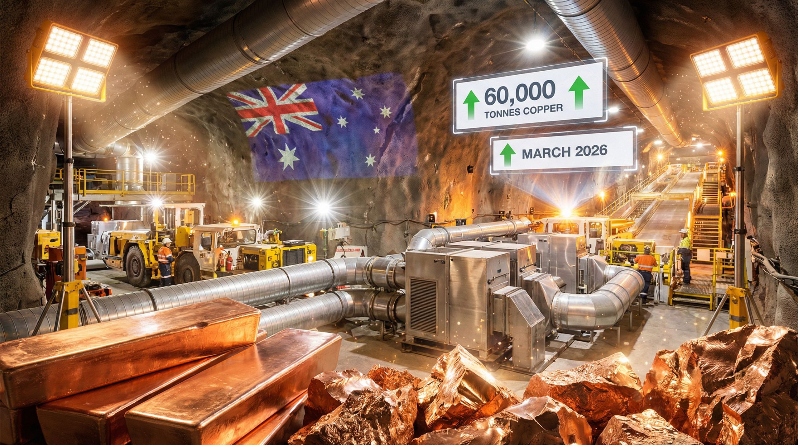 Harmony Gold Australian Copper Mine Revamp Infrastructure