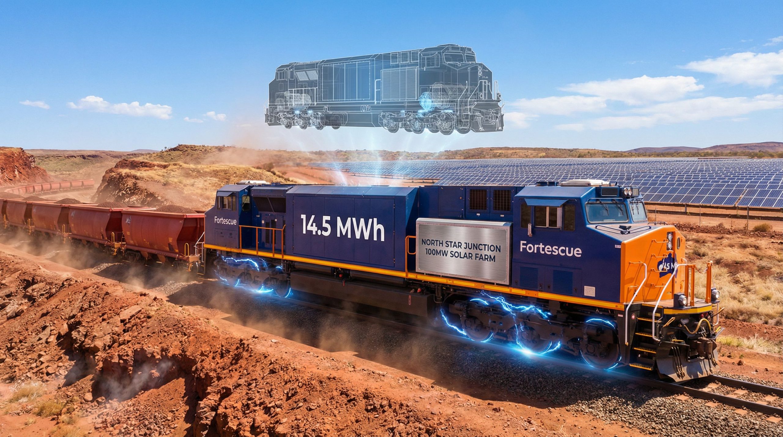 Fortescue Battery Electric Locomotives Transform Mining