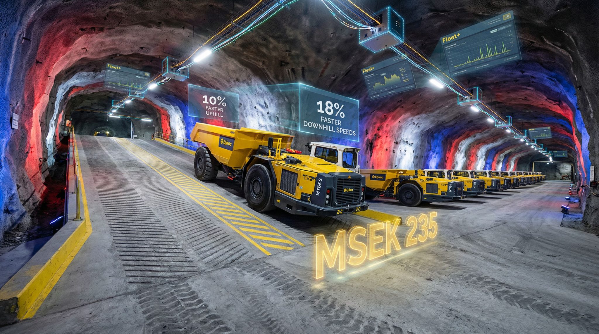Epiroc MT65 S Underground Mining Trucks for Pucobre