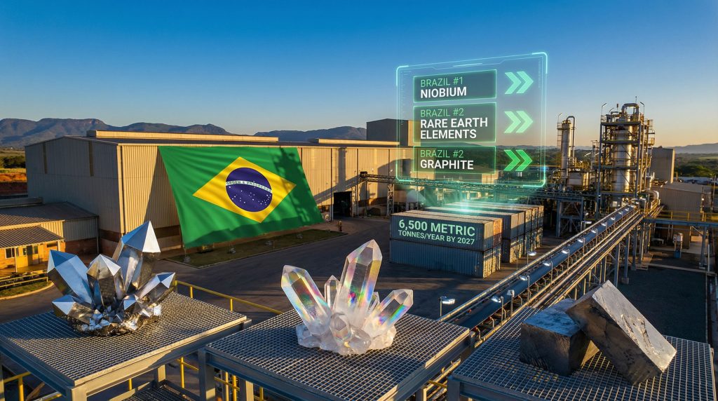 US Aims to Process Critical Minerals in Brazil Hub