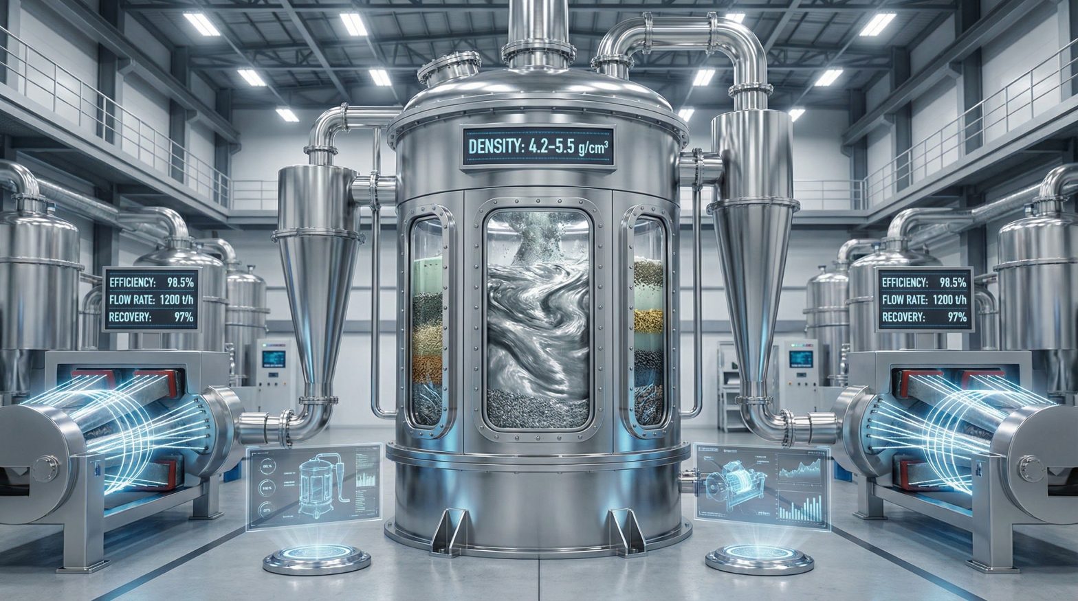Ultra-High Dense Media Separation: Advanced Processing