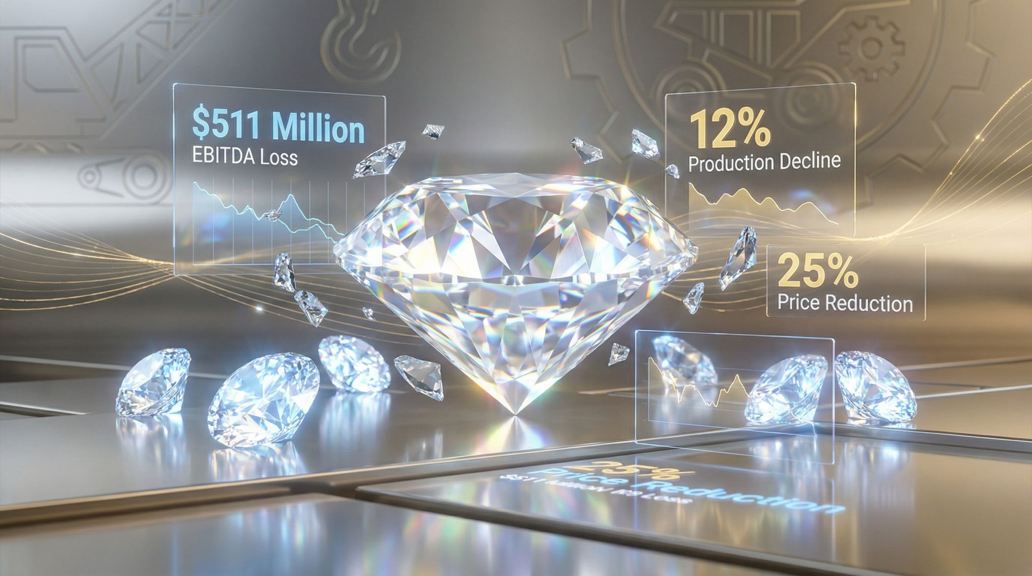 De Beers Loss Hits $511M Amid Diamond Market Crisis