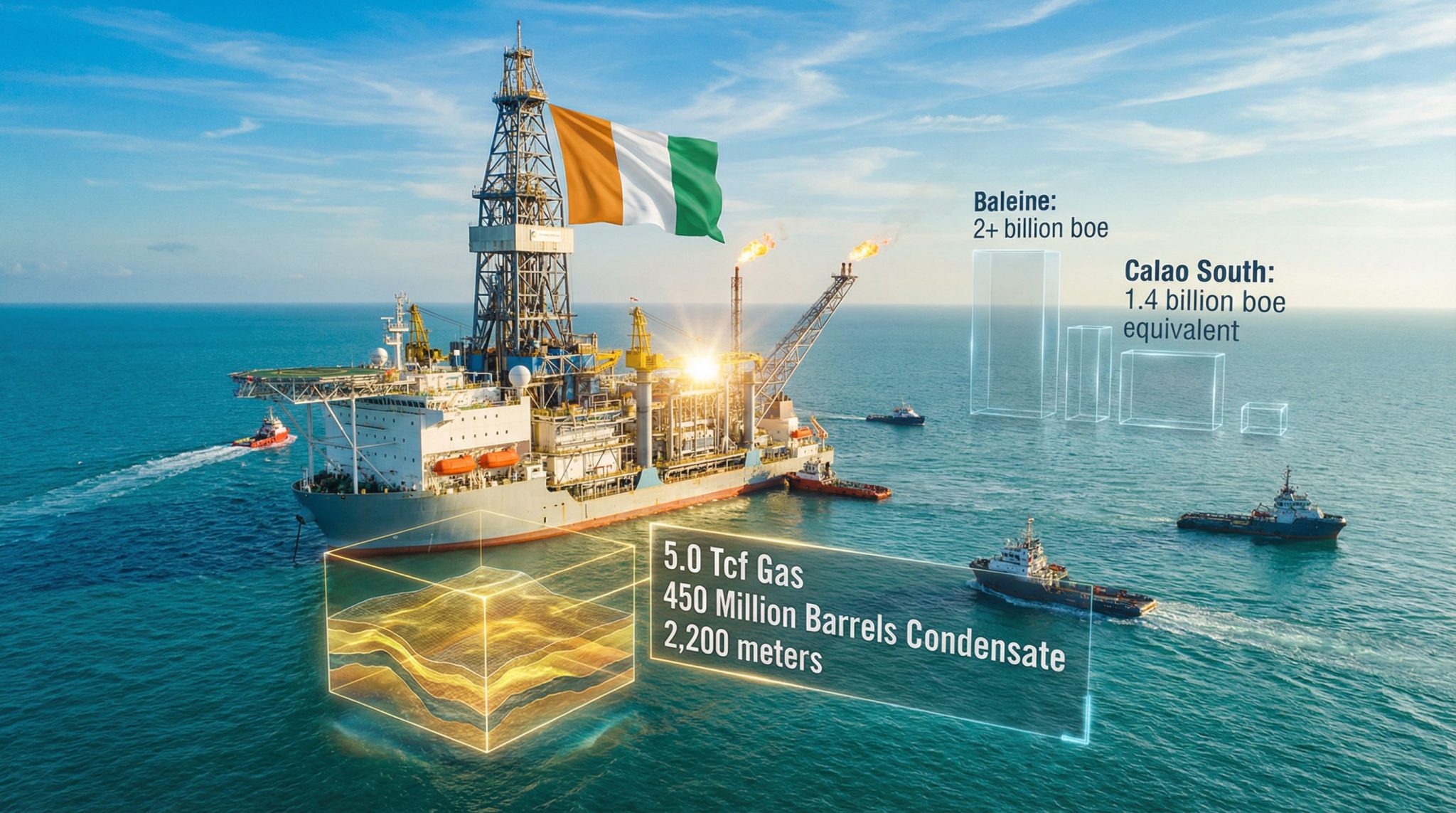 Calao South Gas Discovery Offshore Ivory Coast