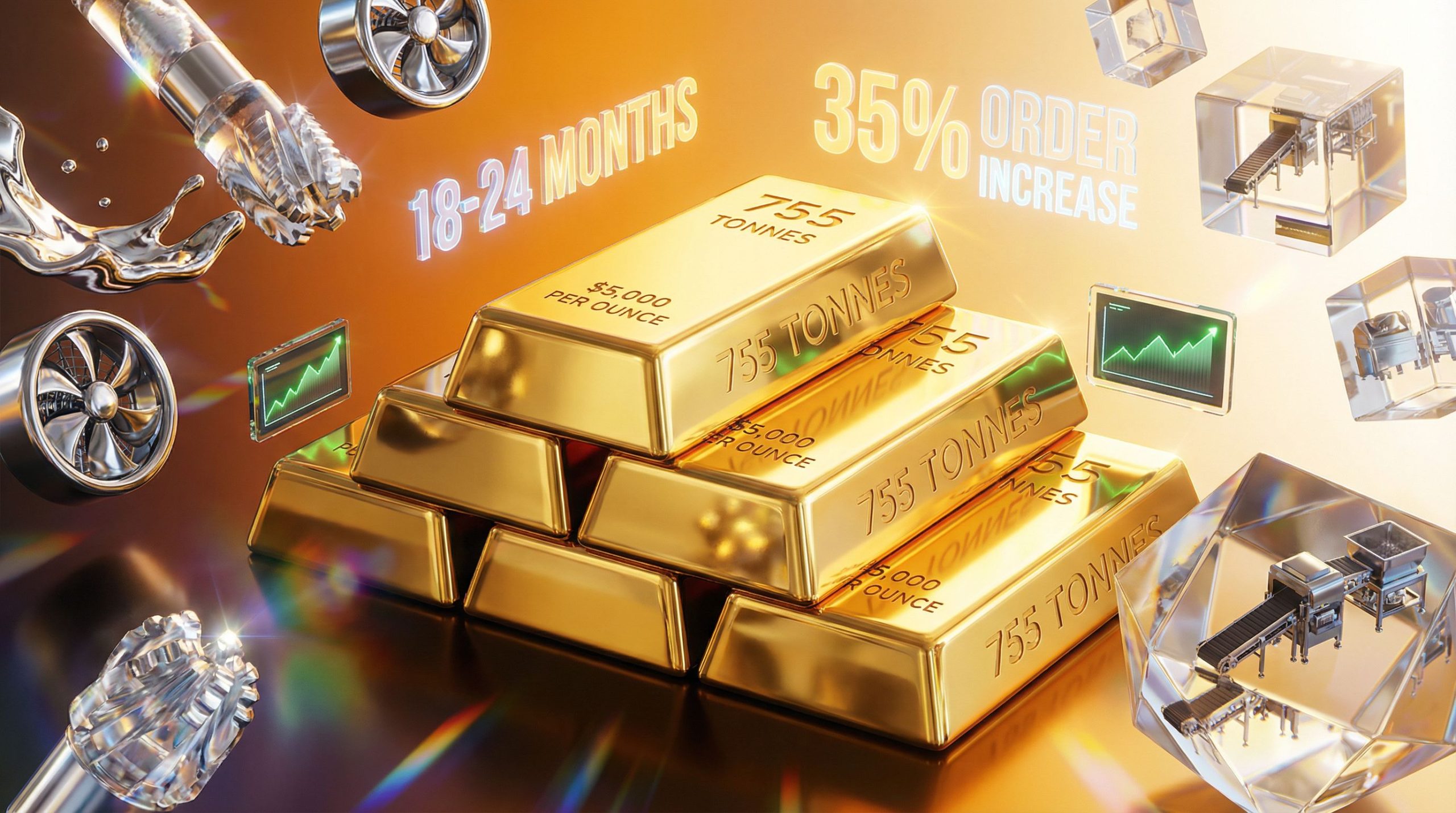 Safe-Haven Gold Boom Drives Mining Equipment Demand