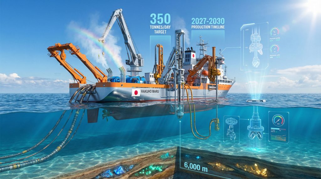 Japan Mines Rare Earth Mud from Deep Seabed in 2026