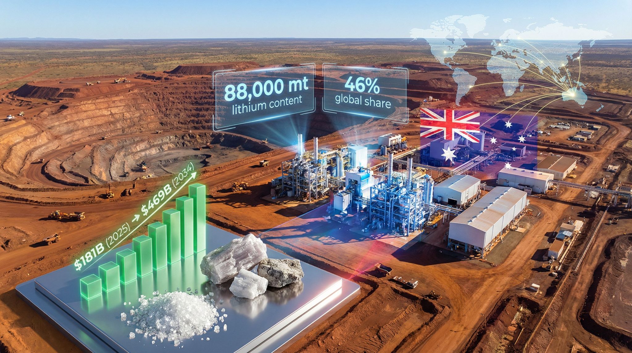 Australian Lithium Demand Powers $200B Battery Market