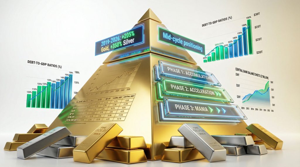 Gold Mid-Cycle Potential: $6,750 Price Target 2026