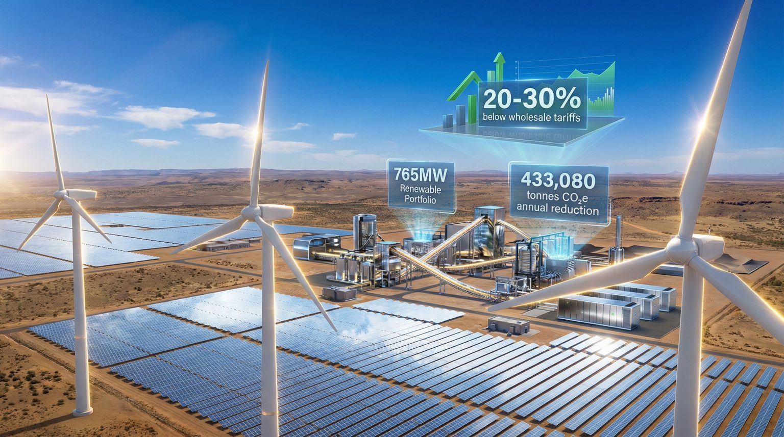NOA Sibanye Renewable Energy Deal: 401 GWh Partnership