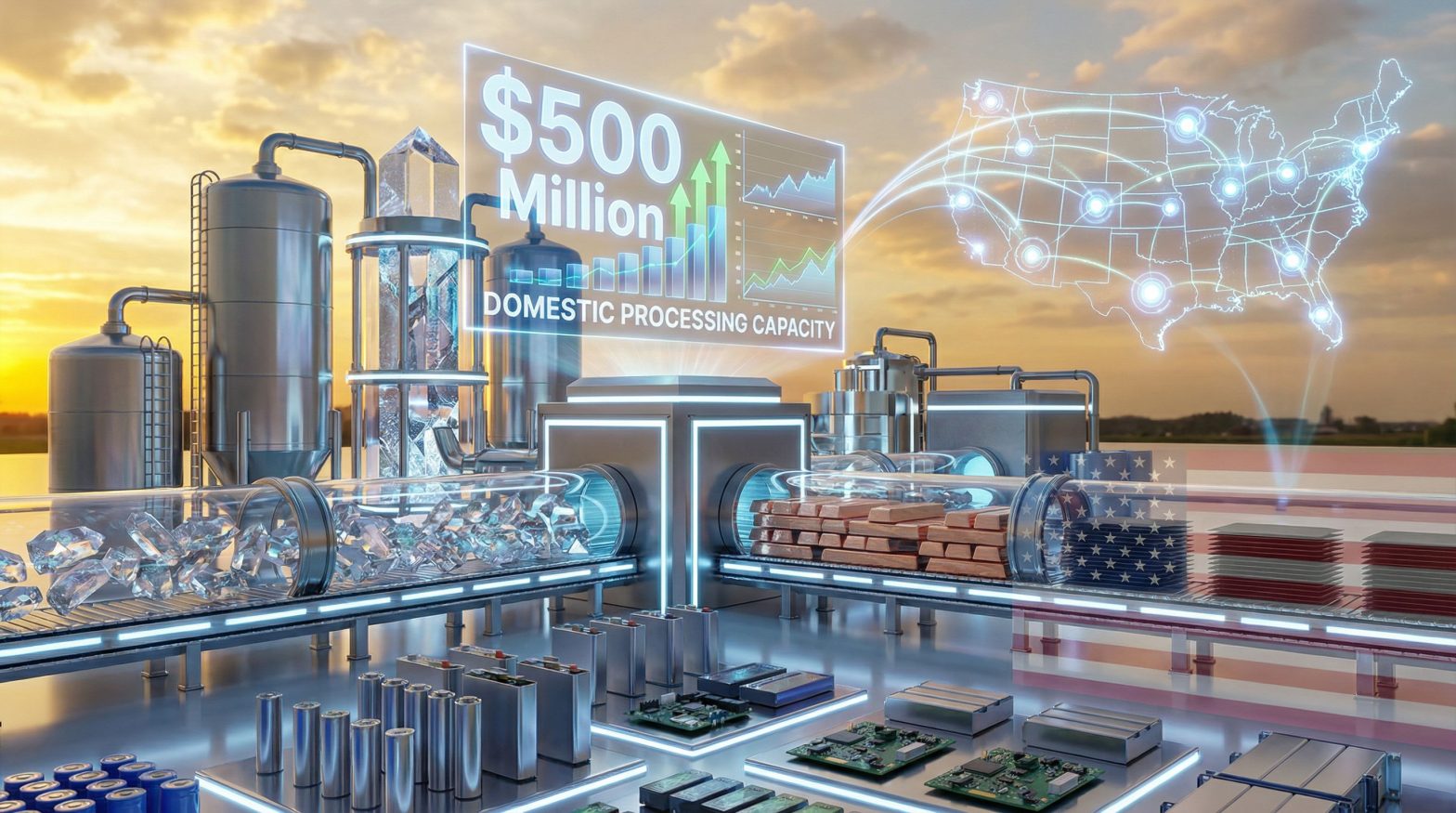 $500M Critical Materials Processing Initiative Launched