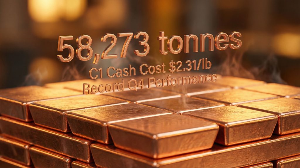 Capstone Copper Q4 2025: Record 58K Tonnes Production
