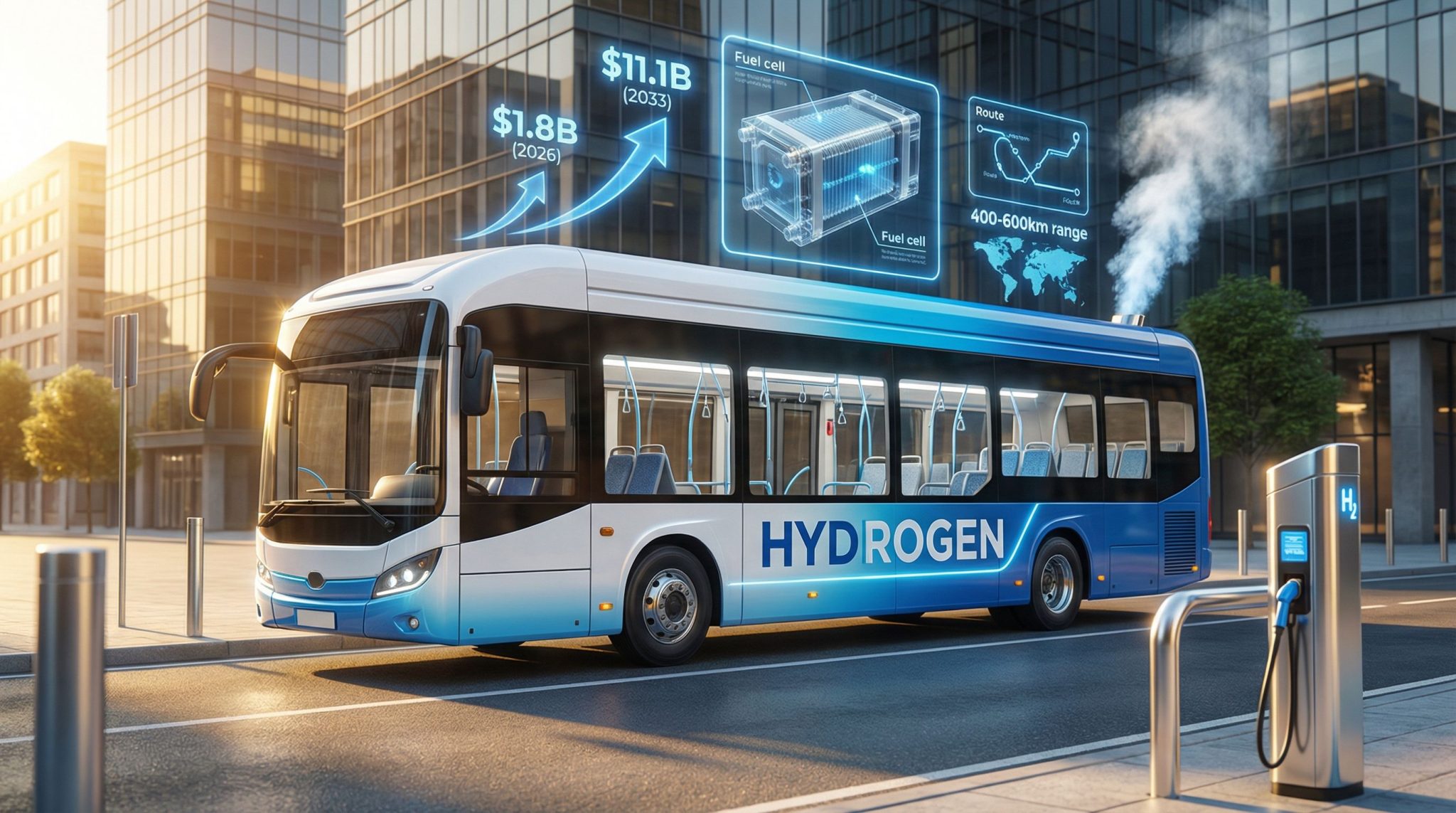 Global Hydrogen Bus Rollout: Infrastructure & Investment
