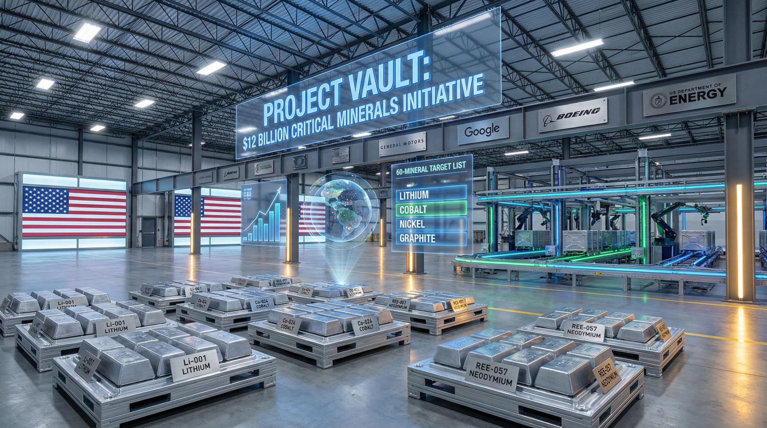 Project Vault Critical Minerals: $12B Strategic Reserve