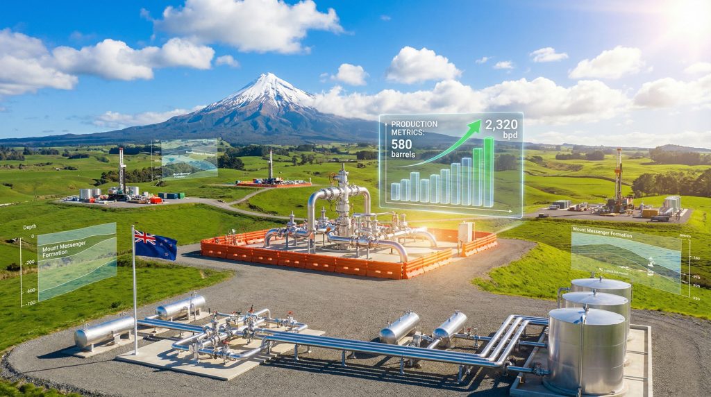 Ngaere-1 Well Oil Production Success in Taranaki Basin