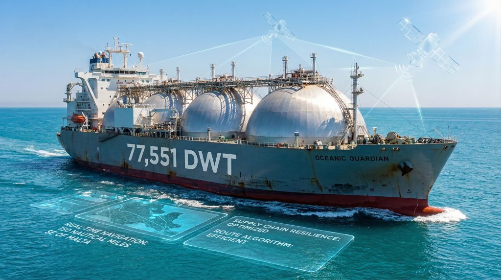 Russian LNG Tanker Explodes in Mediterranean Sea