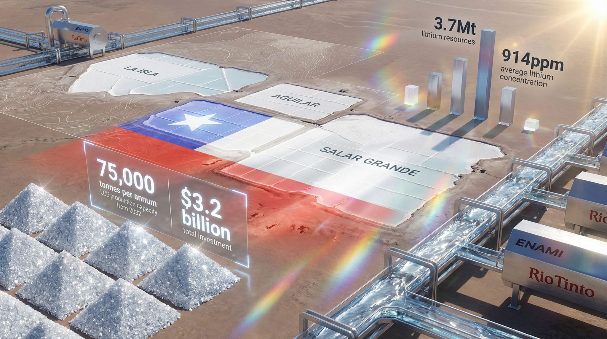 Enami-Rio Tinto Lithium Project: Chile's Largest Mine