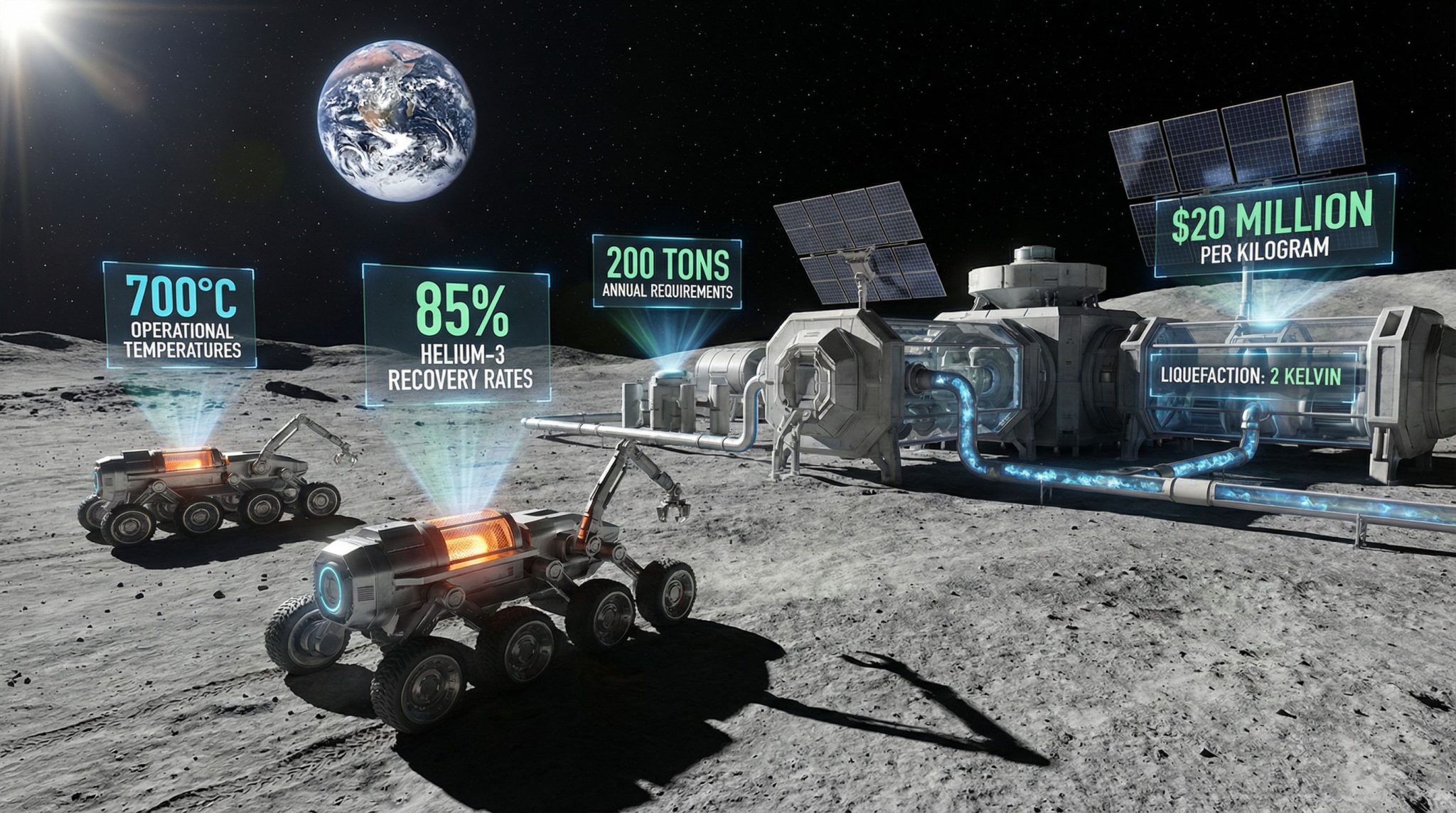 Moon Mining Helium-3: Clean Energy Revolution Starts