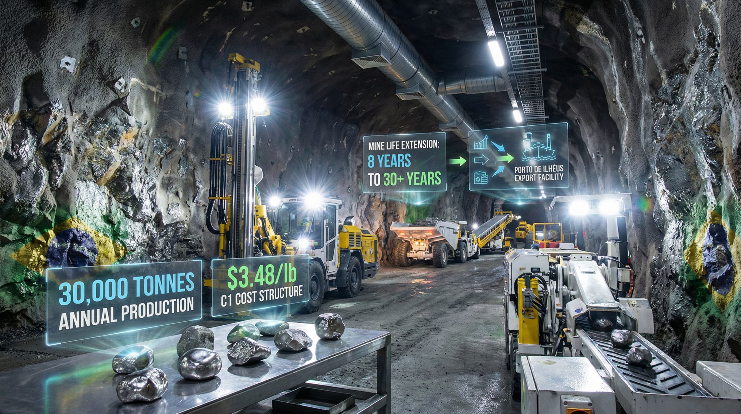 Atlantic Nickel Expansion: Underground Mining in Brazil