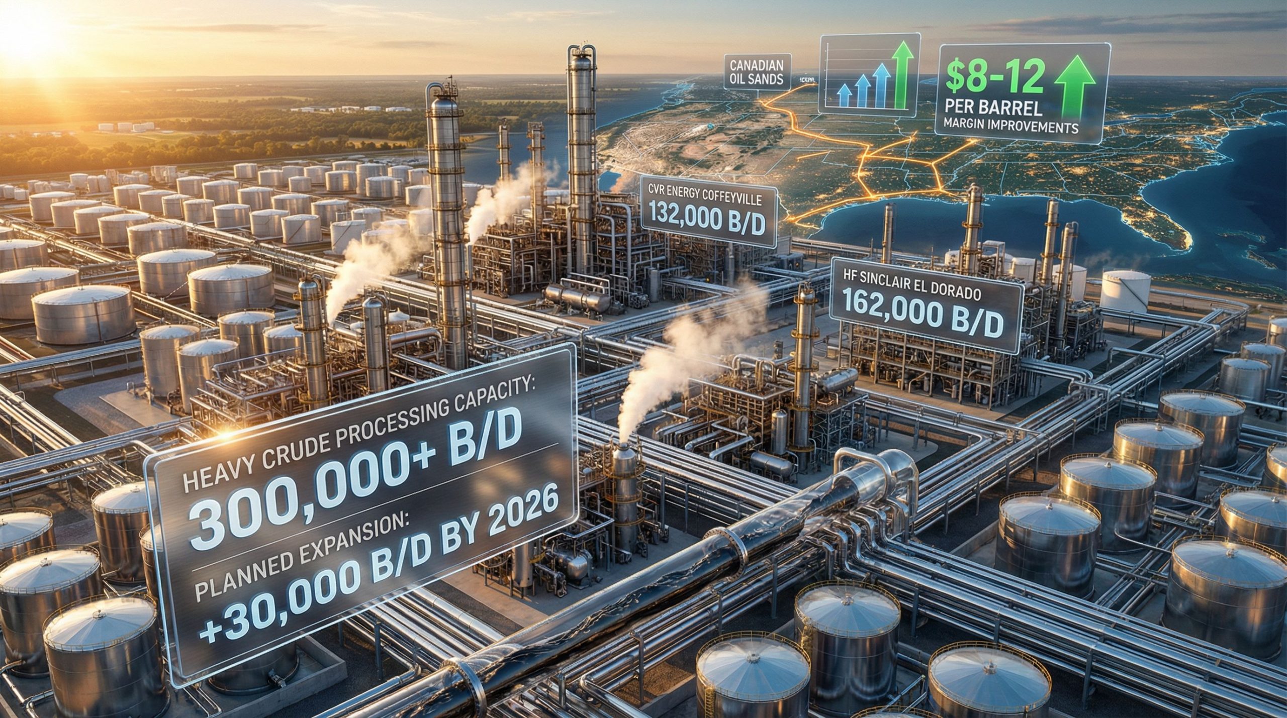 US Midcontinent Refiners Heavy Crude Intake Capacity