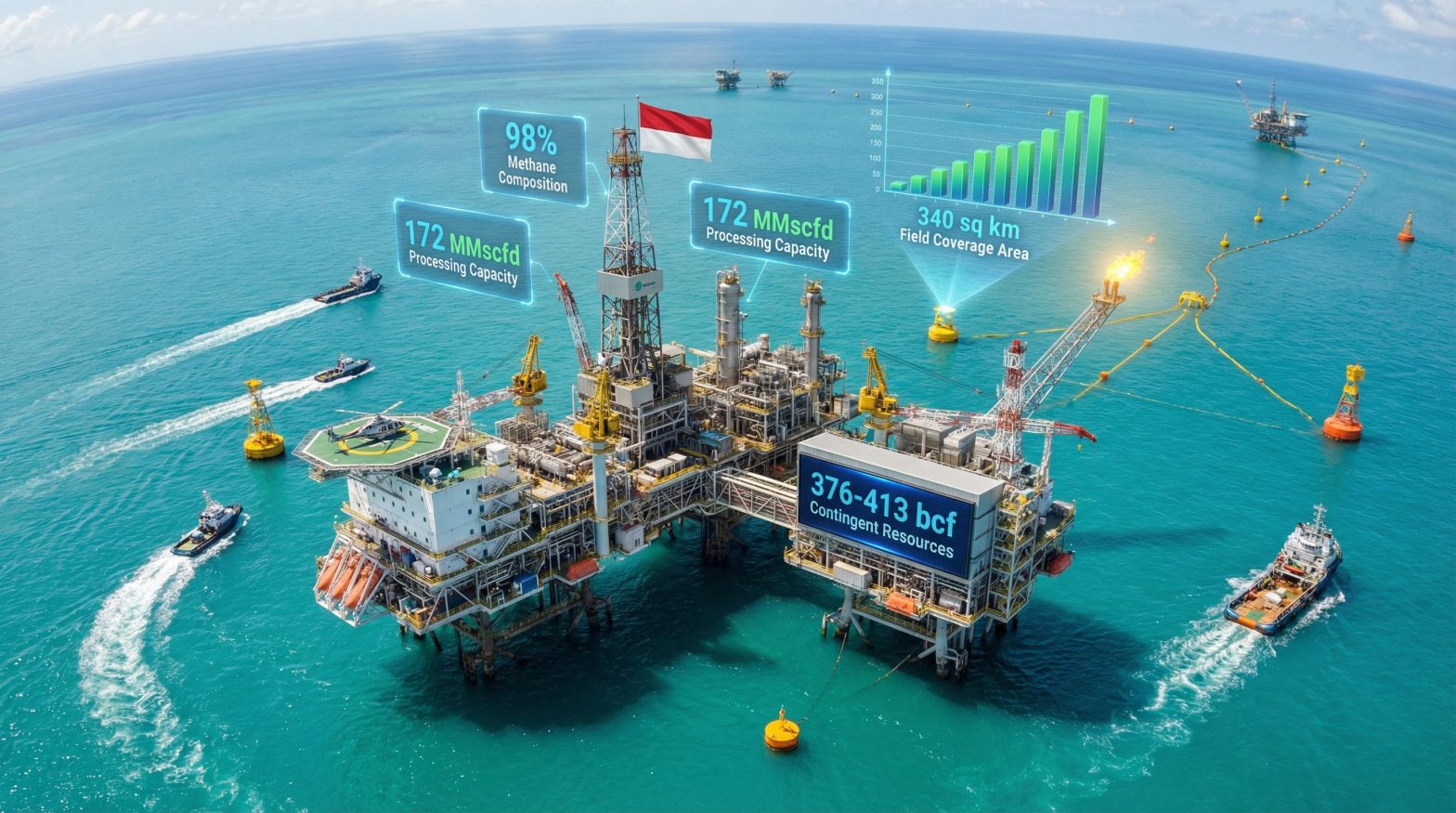 Mako Gas Project Indonesia: Development & Production Plans