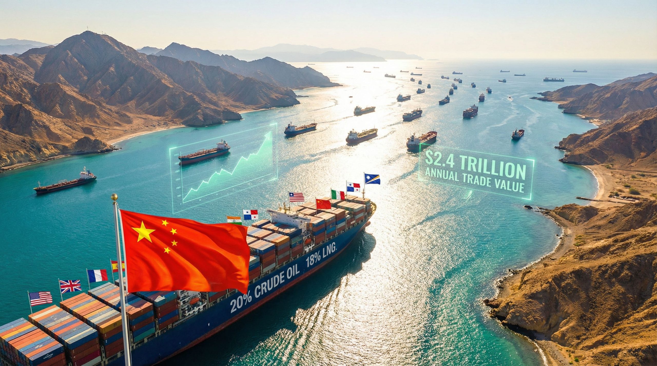 Strait of Hormuz Ships Use China Flags for Safe Passage