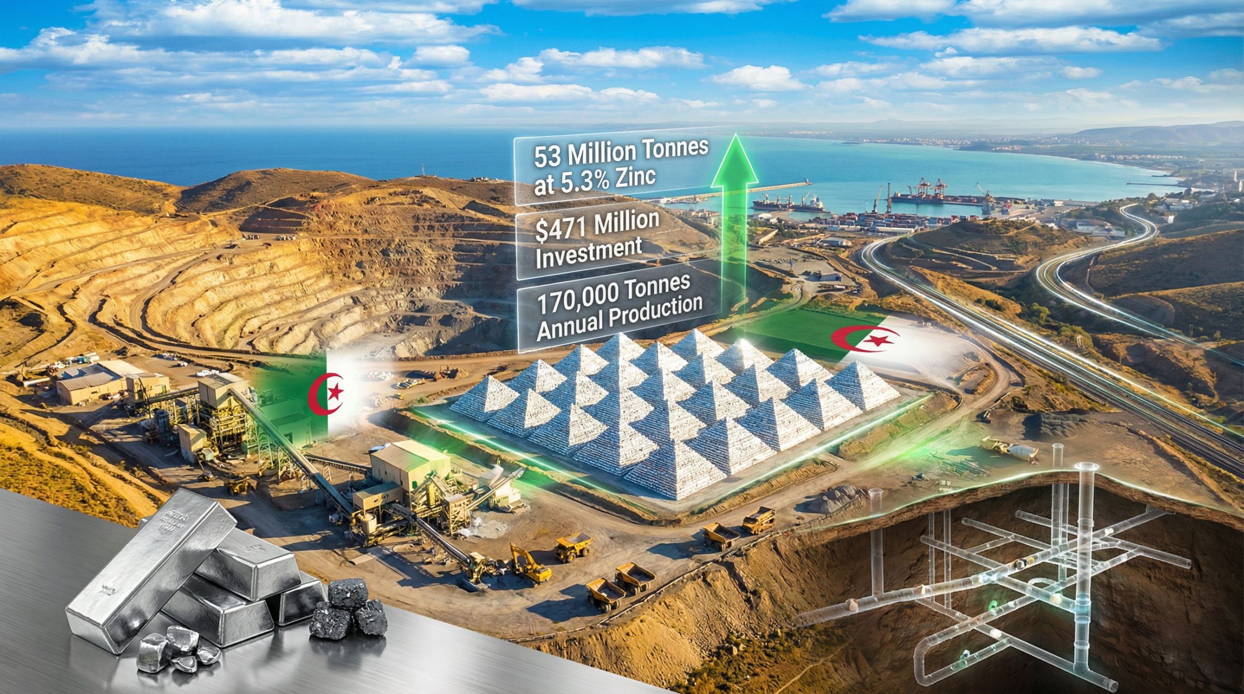 Terramin Algeria Zinc Project Site Prep Begins