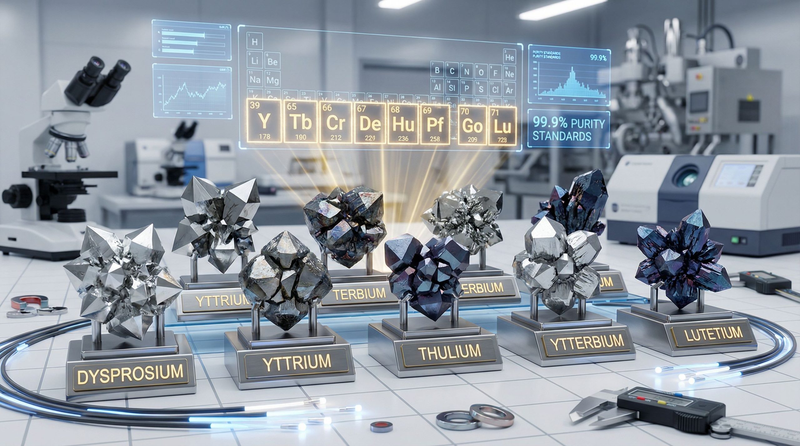 Heavy Rare Earth Elements: Extraction & Processing