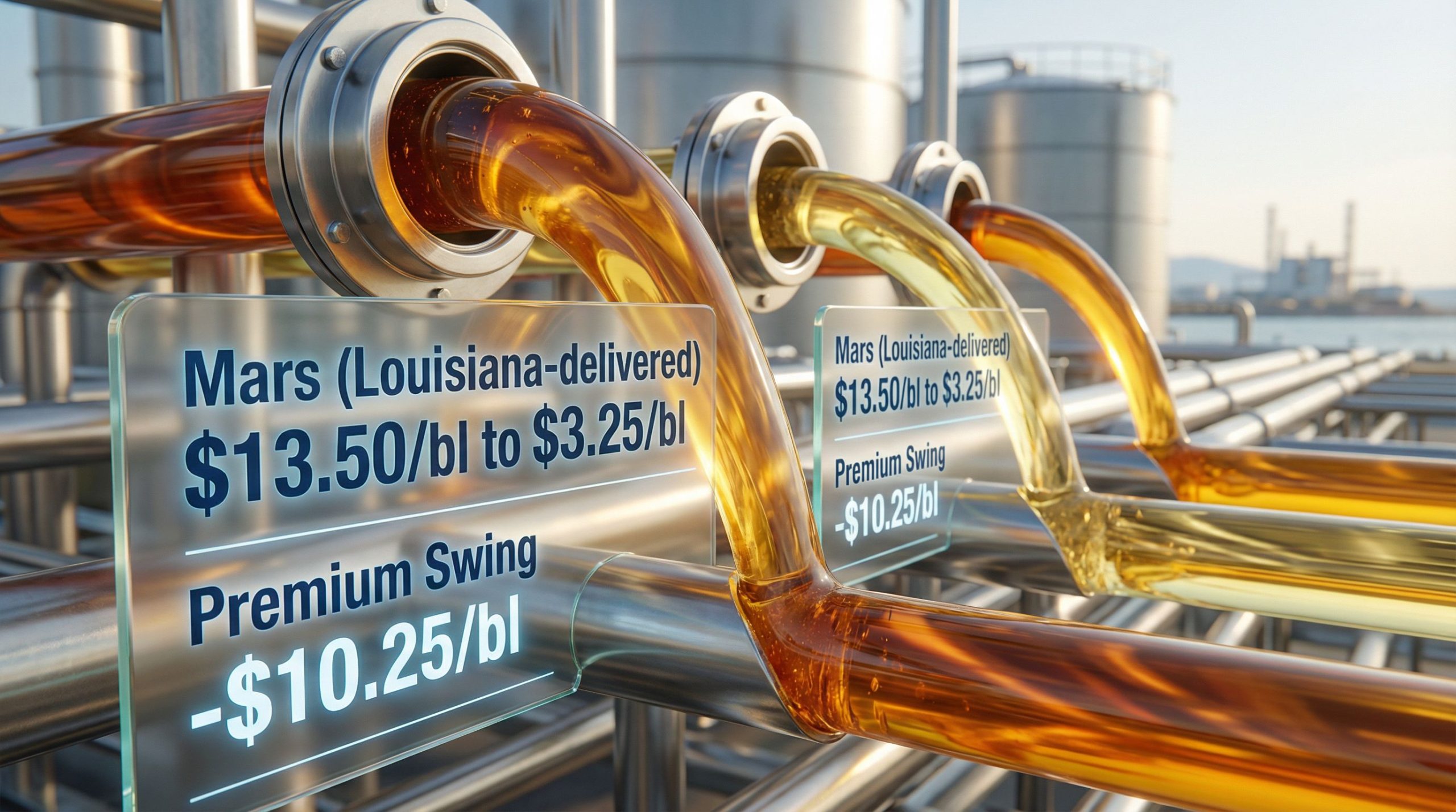 Mars Crude Premium Drops $10 in Wild Market Swing