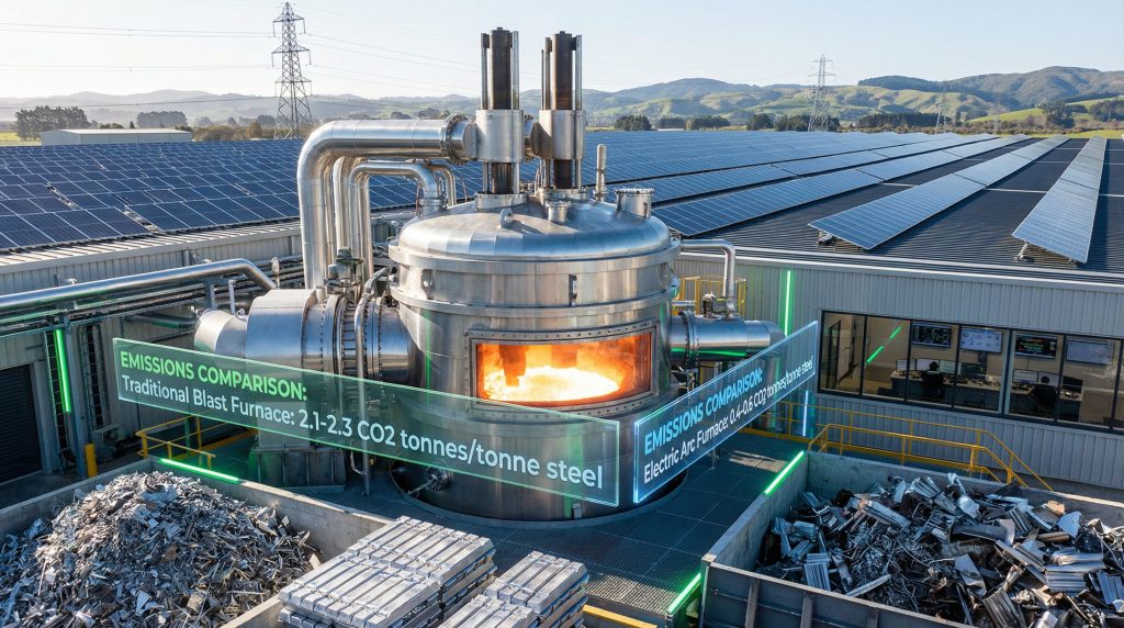 New Zealand Electric Arc Furnace Steel Plant Technology