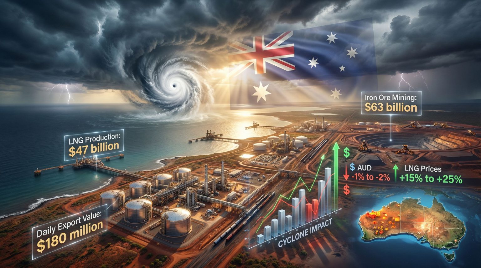 Cyclone Narelle Impacts on Western Australia Economy