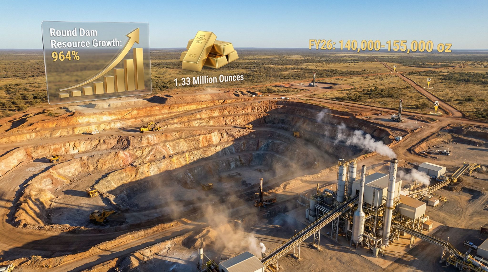 Ora Banda Round Dam Resource Upgrade: 1.33M Ounces